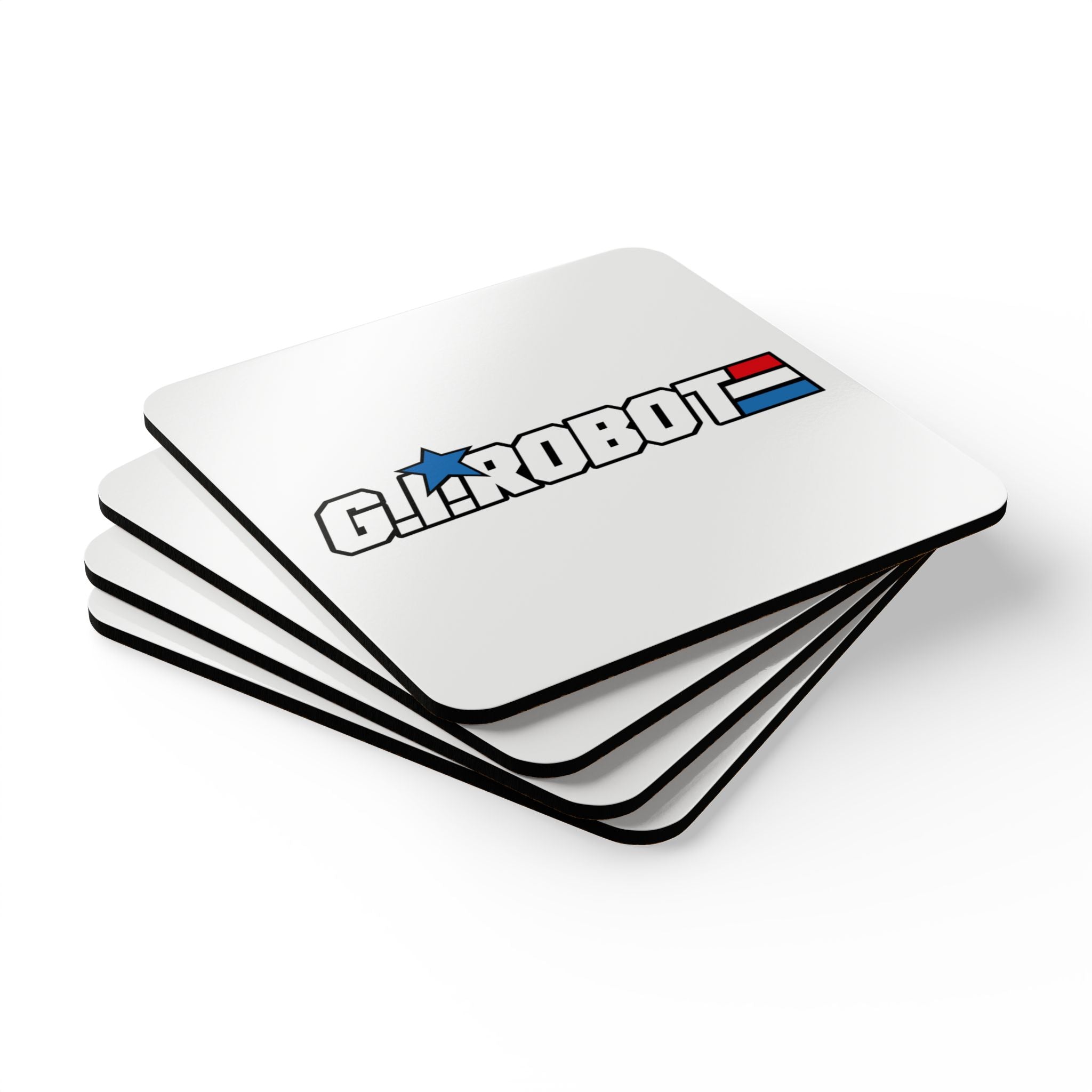 Robot Soldier Corkwood Coaster Set – ScreenCrush