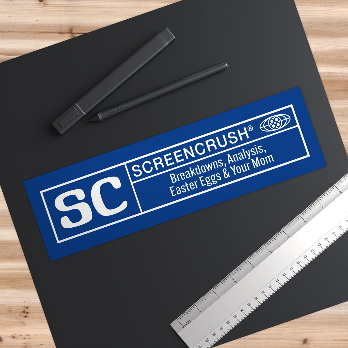 SC Rating Blue Bumper Sticker – ScreenCrush